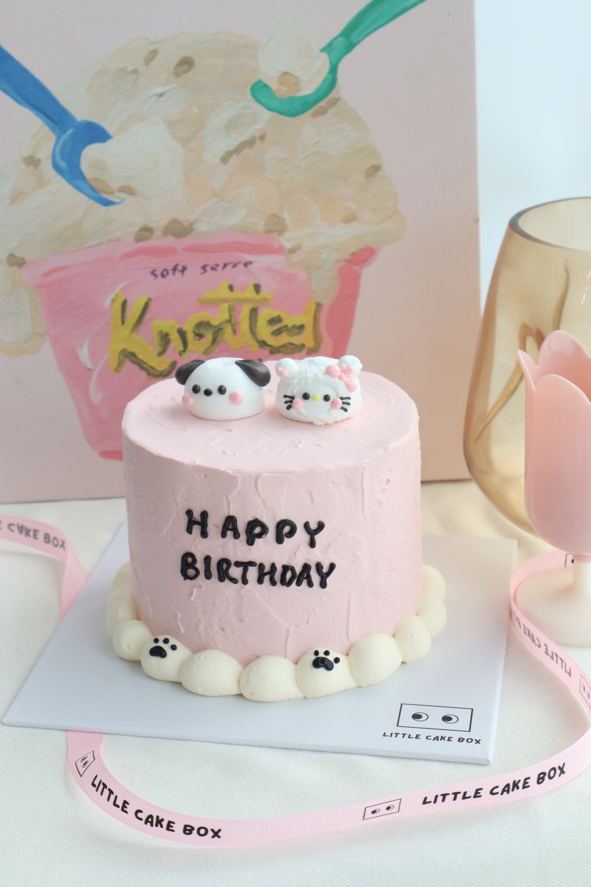 Pochacco and Kitty Cake – Little Cake Box