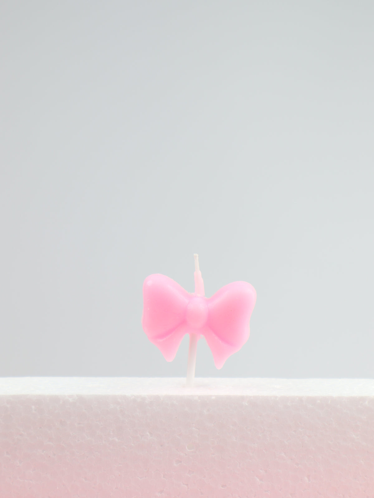 Pink Ribbon Candle | Little Cake Box