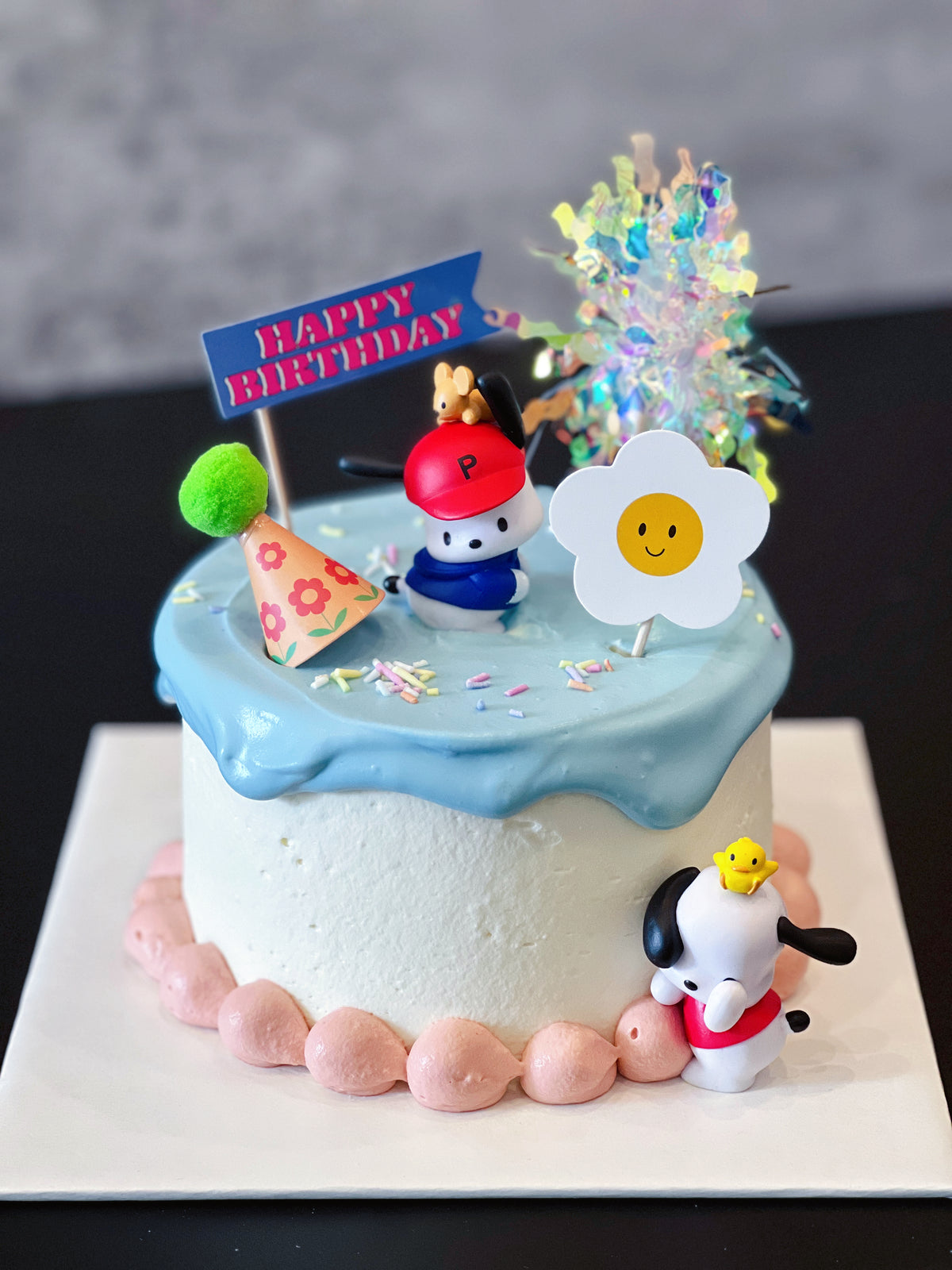 Pochacco Party Cake | Little Cake Box